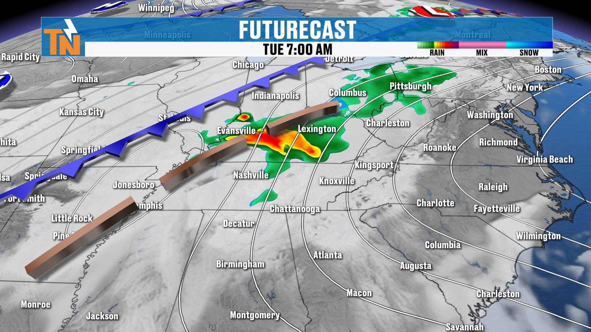 Cold Front Brings Rain Today and Tonight, Sunshine and Cooler Air Ahead ...
